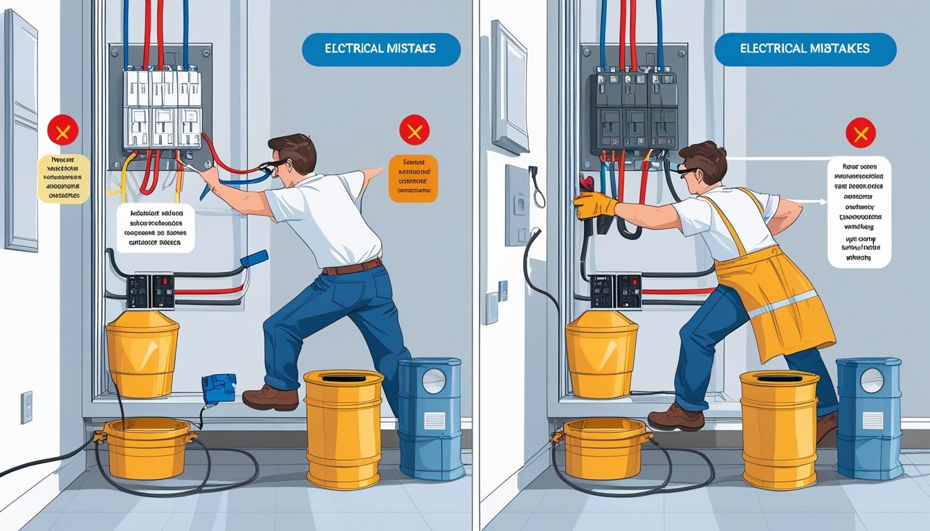 Most Common Electrical Mistakes in DIY Wiring and How to Avoid Them Safely.