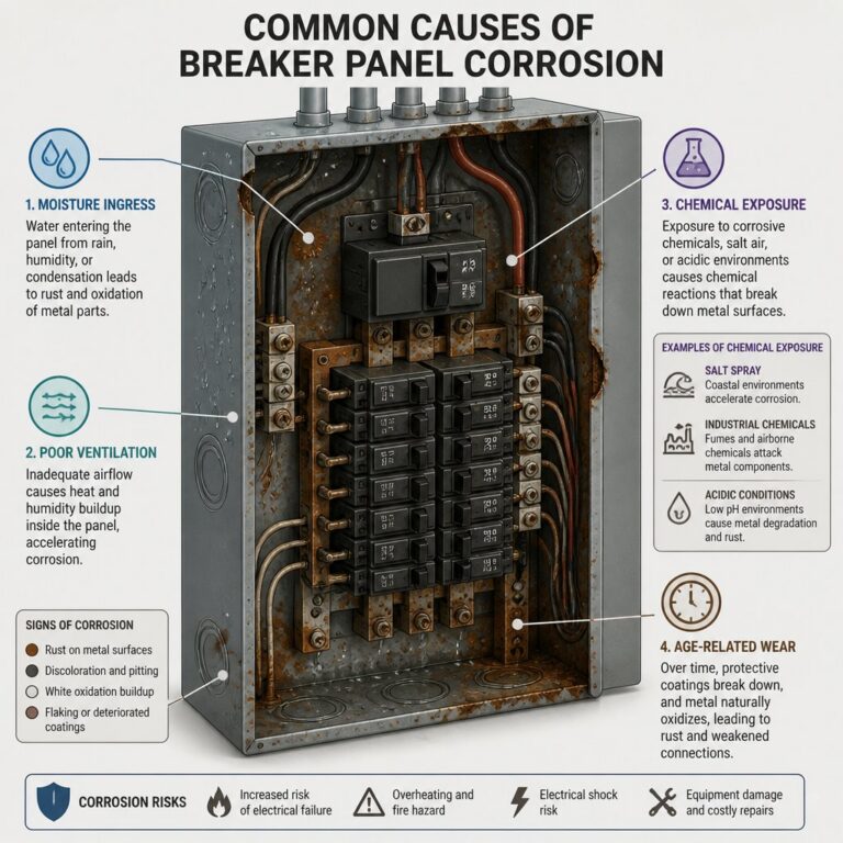 Common Causes Of Breaker Panel Corrosion Explained